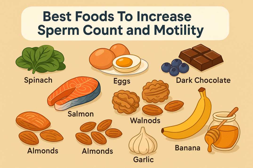 10 Best Foods To Increase Sperm Count and Motility